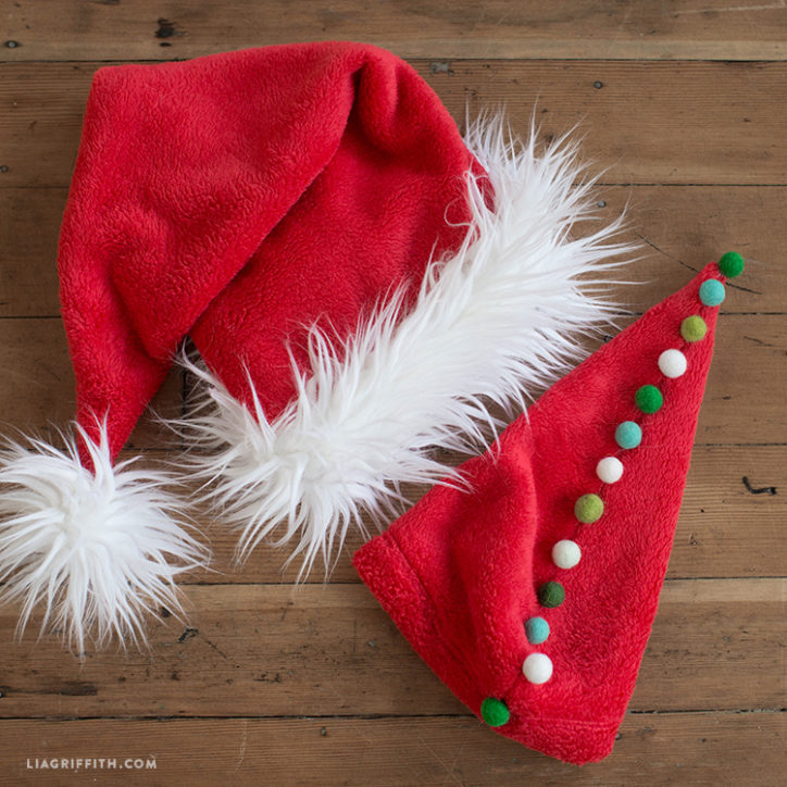 DIY Santa Hat Sewing Template