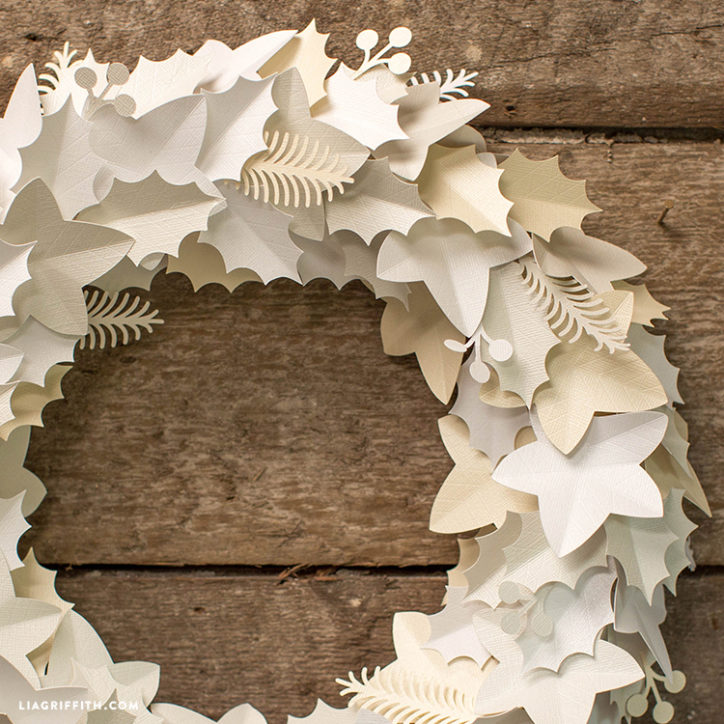 DIY Winter Wreath Paper Project | Seasonal Home Decor