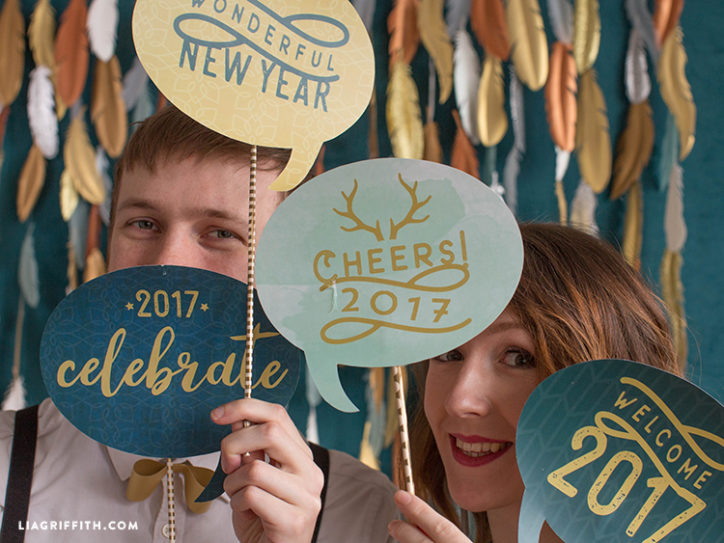 New Year's Eve Photo Props (updated for 2021) - Lia Griffith