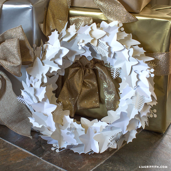 DIY Winter Wreath Paper Project | Seasonal Home Decor