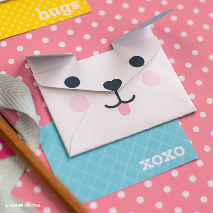 Printable Animal Envelopes with Matching Stationery