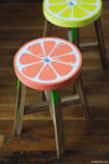 Citrus Stools: Easy DIY Home Decor Project - Lia Griffith