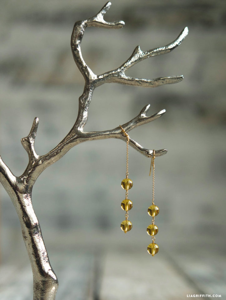 Easy DIY Citrine Earrings Tutorial in 10 Steps