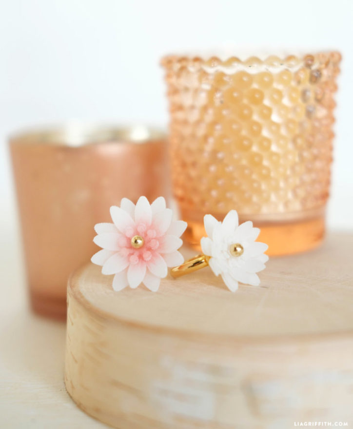 Adorable DIY Flower Ring Tutorial in 12 Easy Steps - Lia Griffith