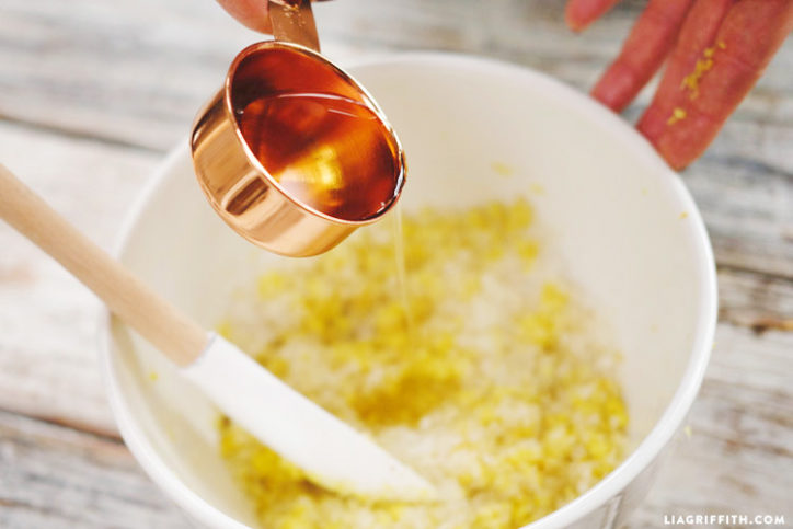 Honey & Ginger Body Scrub DIY Recipe - Lia Griffith