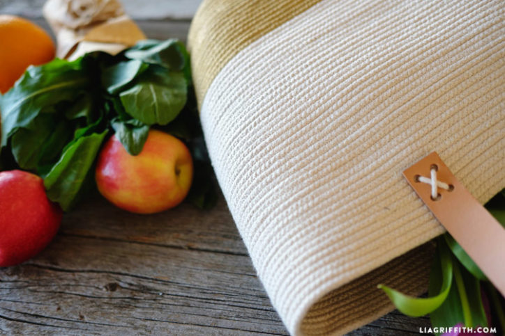 Easy DIY Rope Tote Bag Tutorial