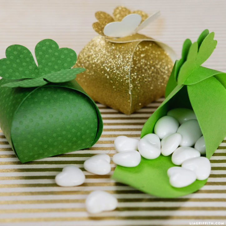 Shamrock Treat Boxes for St. Patrick's Day