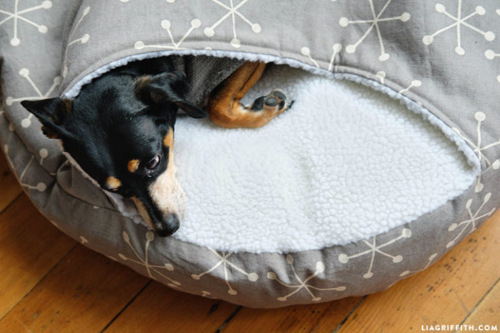 How to Make a DIY Burrow Dog Bed