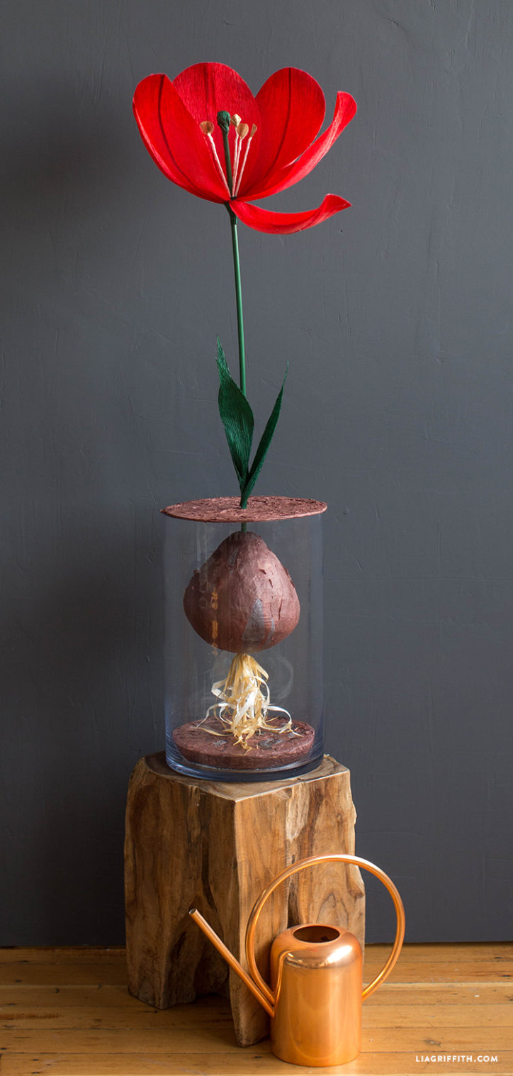 How to Make a Giant Paper Tulip