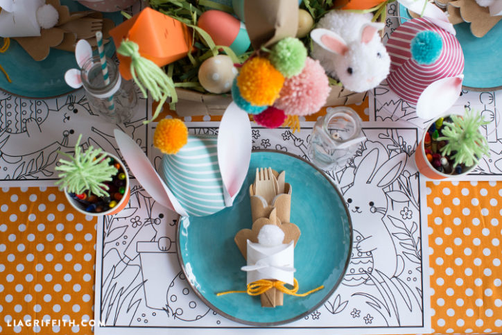 How to Set a Kid's Easter Table