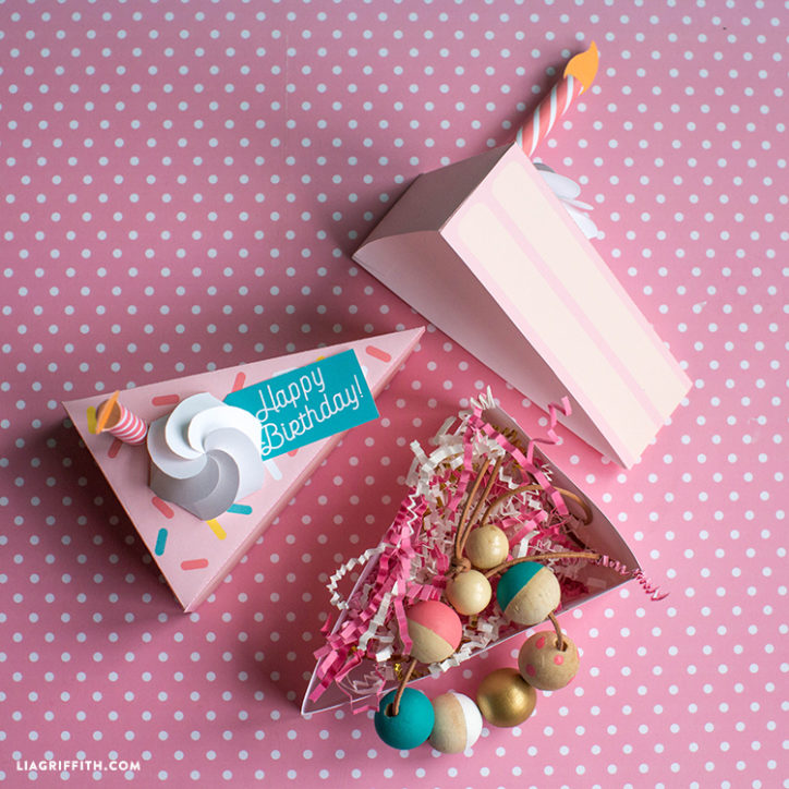 Printable Birthday Cake Boxes