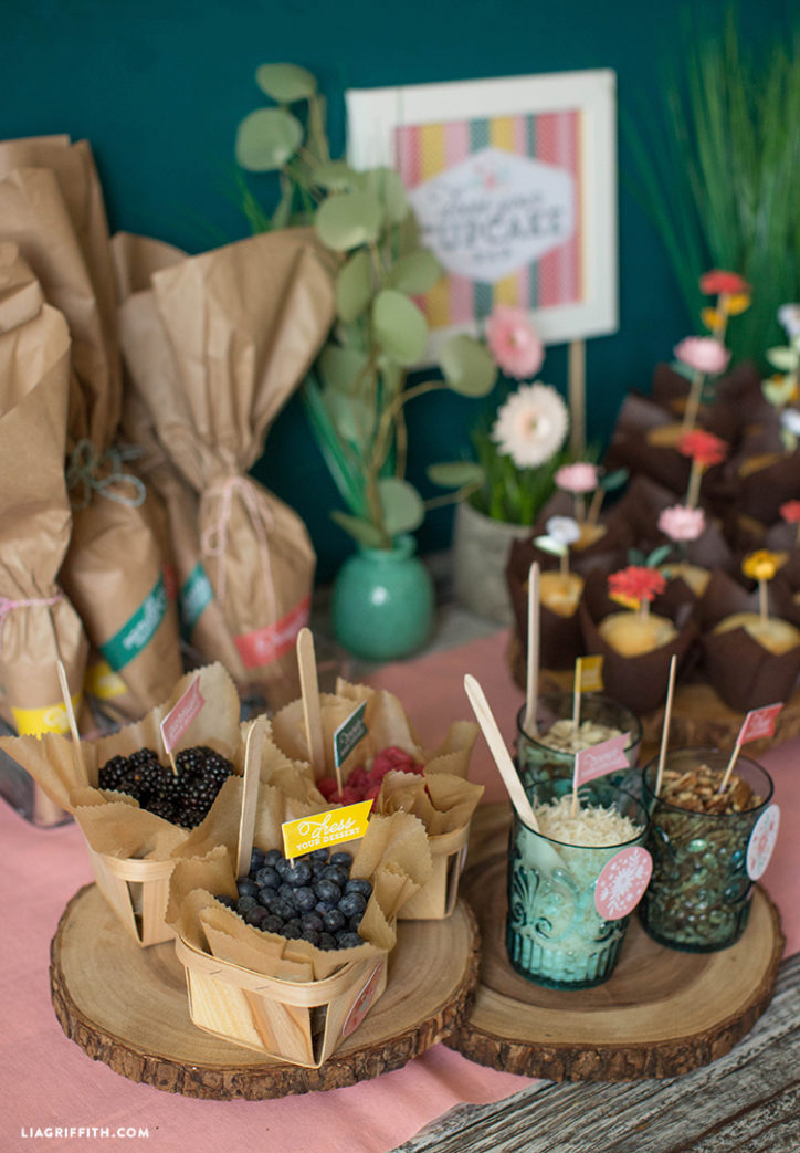 How to Create a DIY Cupcake Bar Display