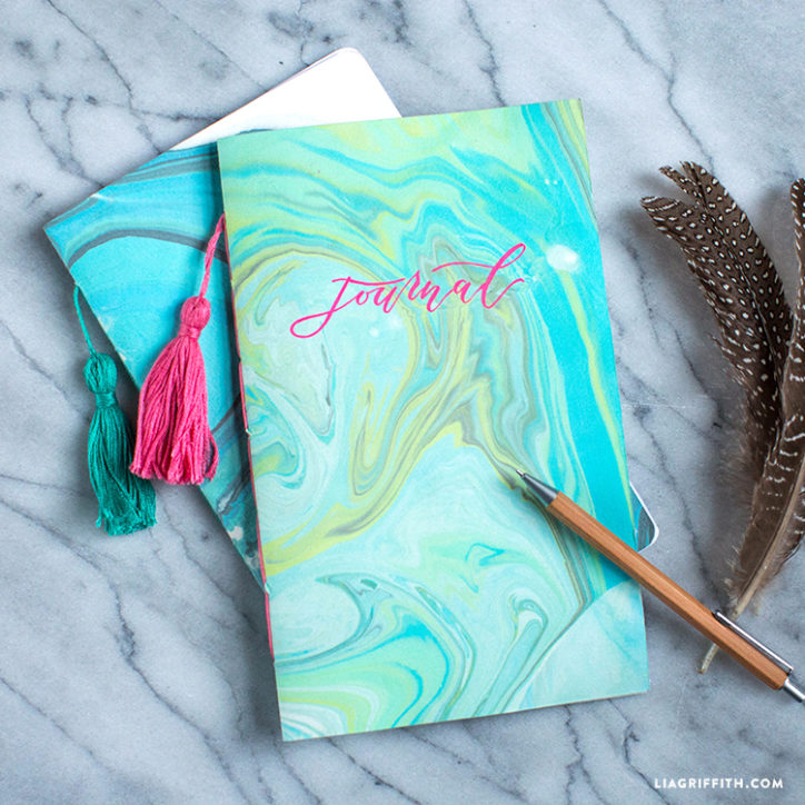 DIY Marble Journal Tutorial