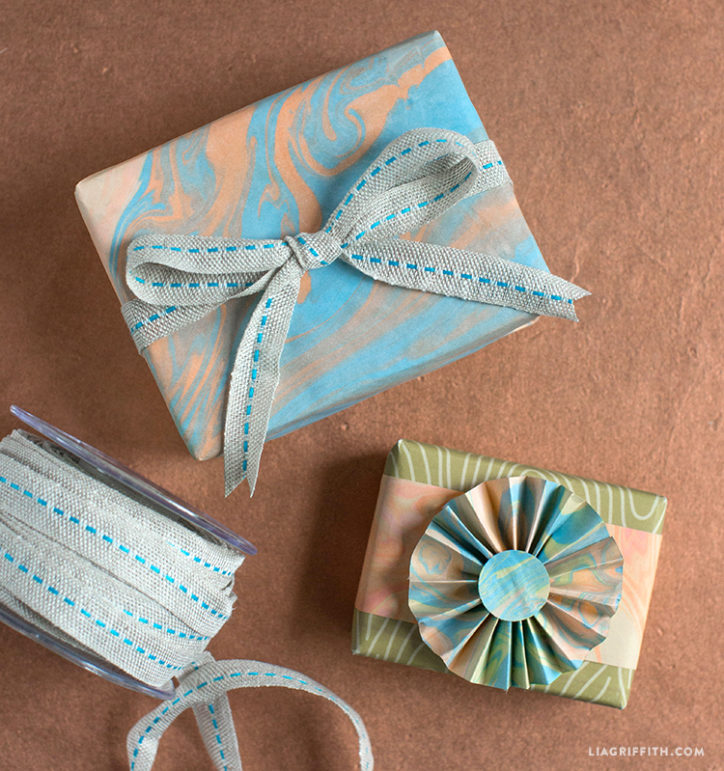 Printable Marble Wrapping Paper