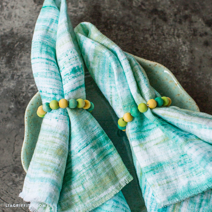 How to Make DIY Beaded Napkin Rings