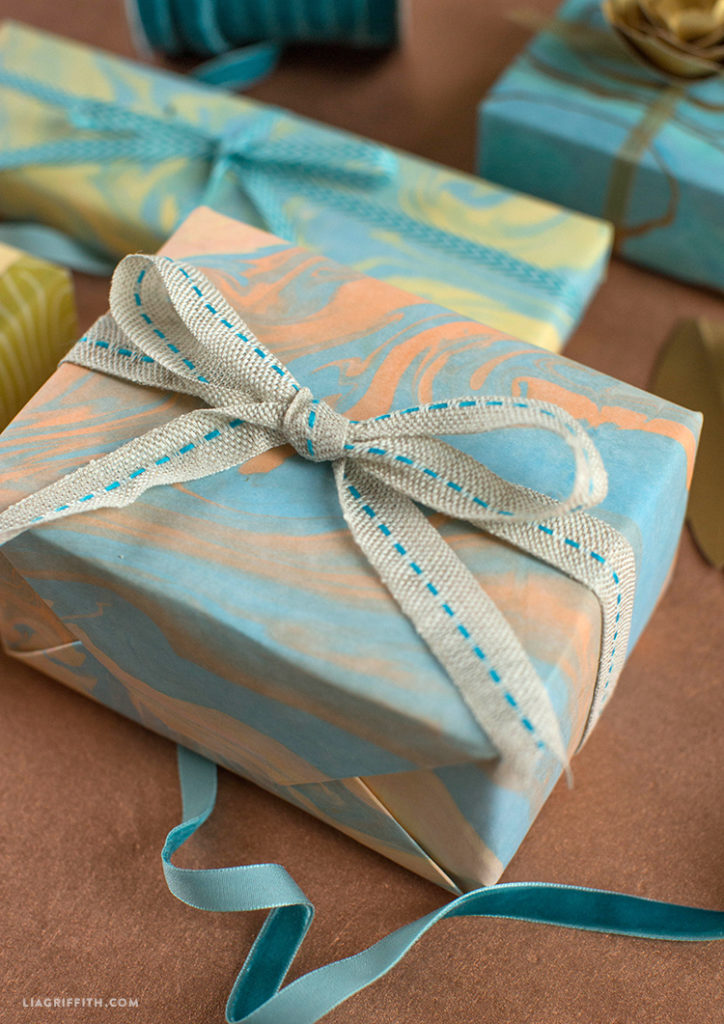 Printable Marble Wrapping Paper