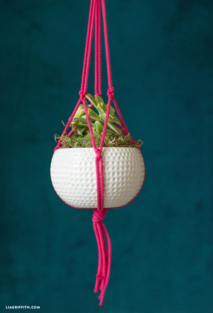 Easy DIY Macrame Plant Hanger Tutorial