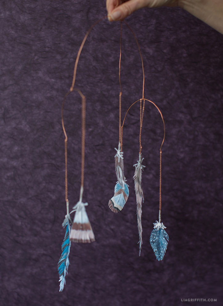 Painted Printable Feathers