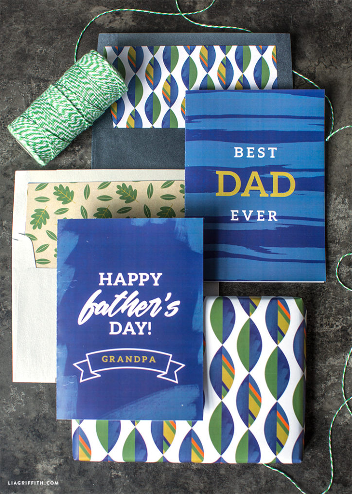 Printable Father's Day Cards - Lia Griffith
