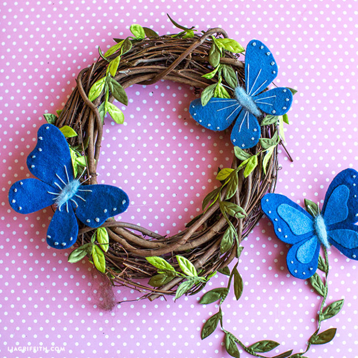 Felt Butterflies - Lia Griffith