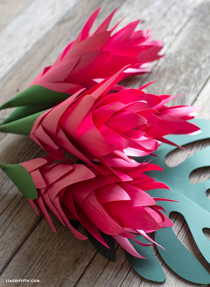 Tropical Paper Ginger Flower - Lia Griffith