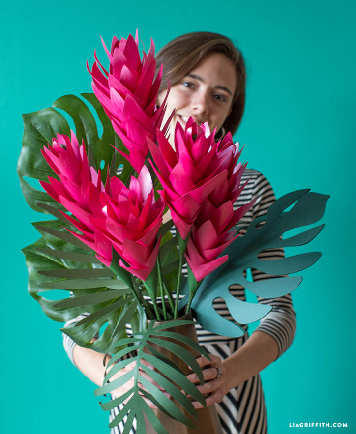 Tropical Paper Ginger Flower - Lia Griffith