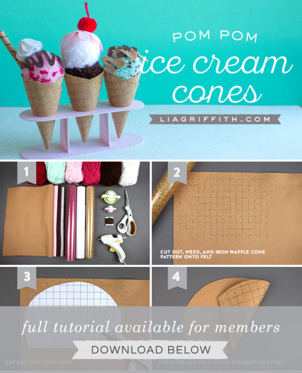 Pom Pom Ice Cream Shop - Lia Griffith