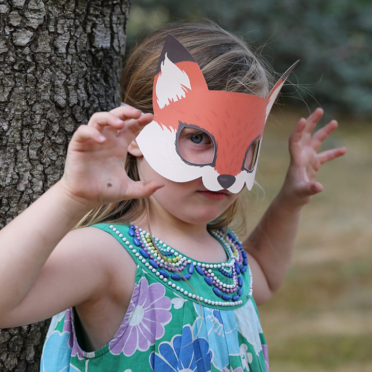 Printable Woodland Animal Masks - Lia Griffith