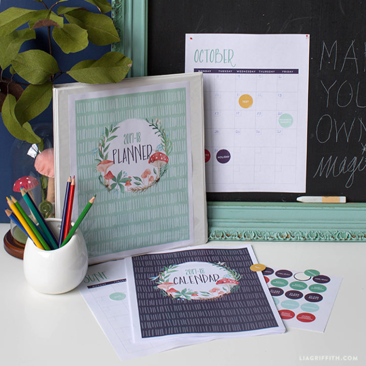 2017-18 Teacher Planner Printable - Lia Griffith