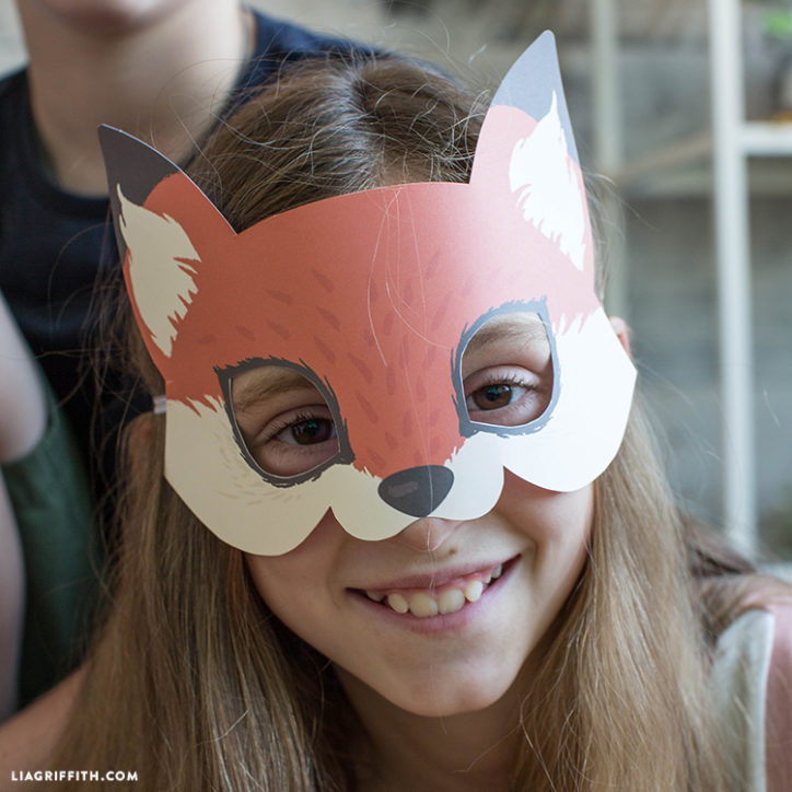 Printable Woodland Animal Masks - Lia Griffith