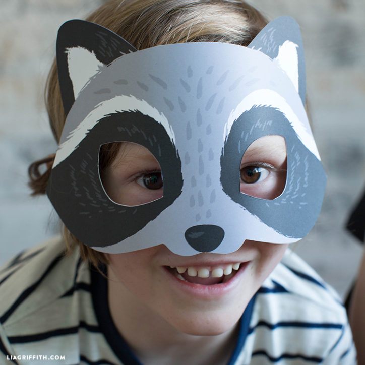 Printable Woodland Animal Masks - Lia Griffith