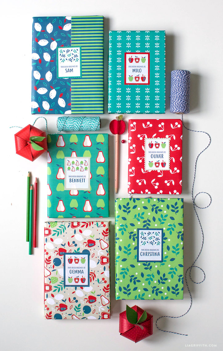 Back to School Book Covers and Labels - Lia Griffith