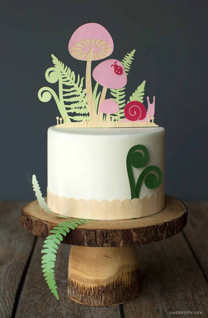 Papercut Woodland Cake Toppers - Lia Griffith