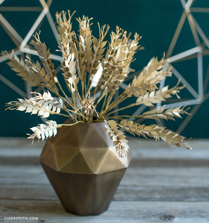 Frosted and Crepe Paper Wheat - Lia Griffith