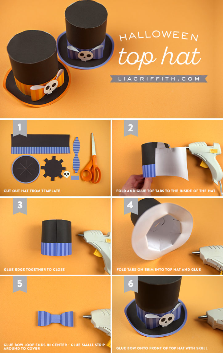 Printable Halloween Party Hats - Lia Griffith