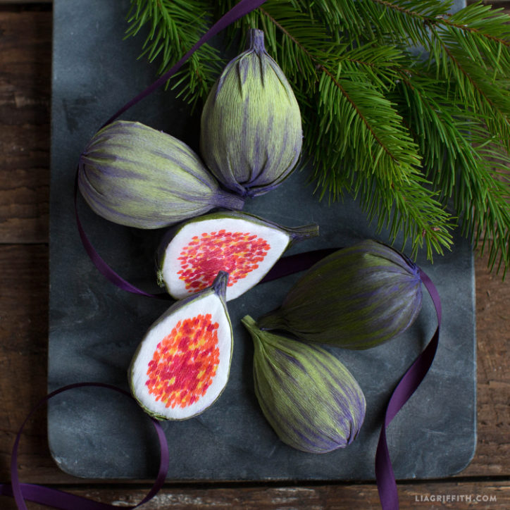 Crepe Paper Figs - Lia Griffith