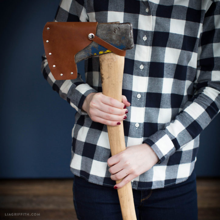 Leather Axe Cover - Lia Griffith