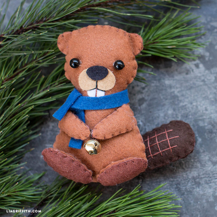 DIY Felt Beaver - Lia Griffith
