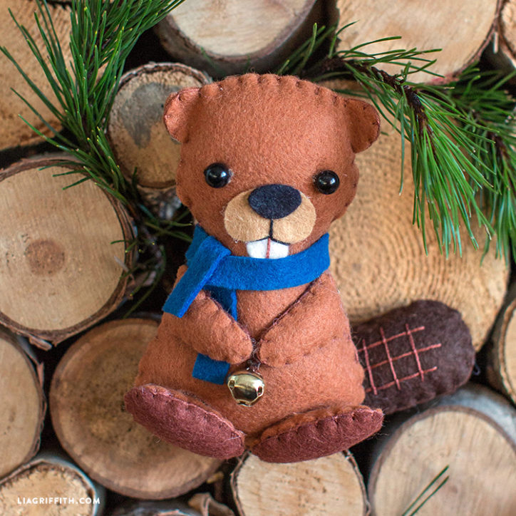 DIY Felt Beaver - Lia Griffith