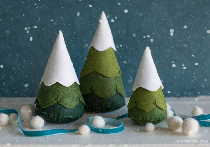 Whimsical Felt Trees - Lia Griffith