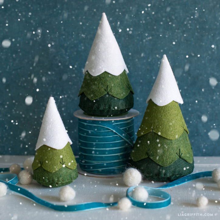 Whimsical Felt Trees - Lia Griffith