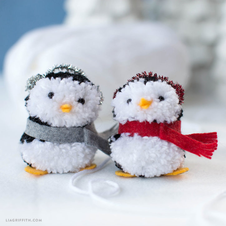 Make Your Own Pom Pom Penguins