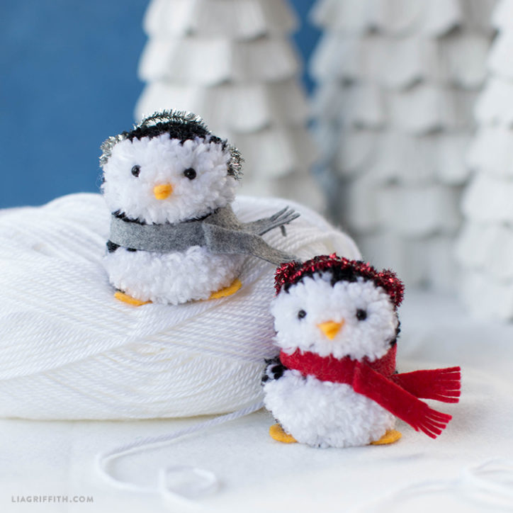 Make Your Own Pom Pom Penguins