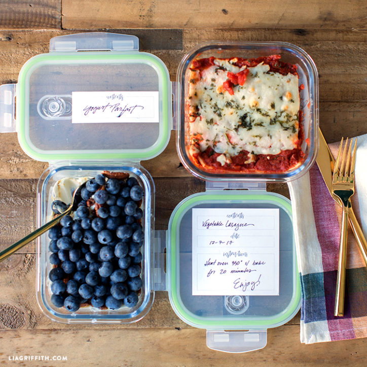 Free Printable Food Labels - Lia Griffith