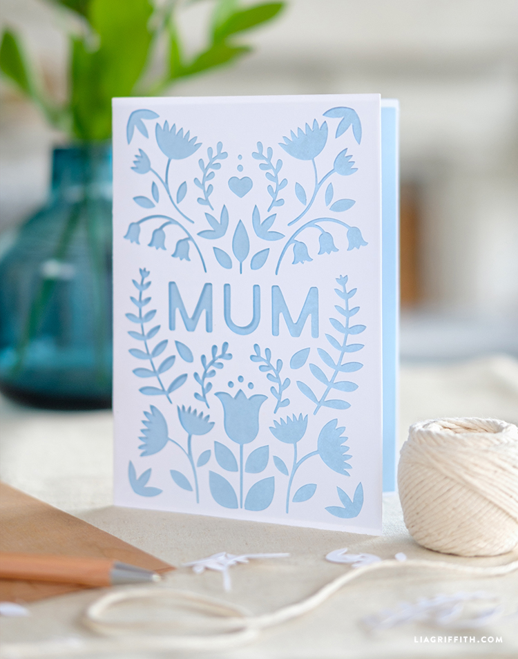 Print a beautiful card for your Mum this UK mother's day
