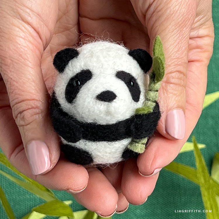 Create Your Own Needle Felted Panda Pals with This Tutorial