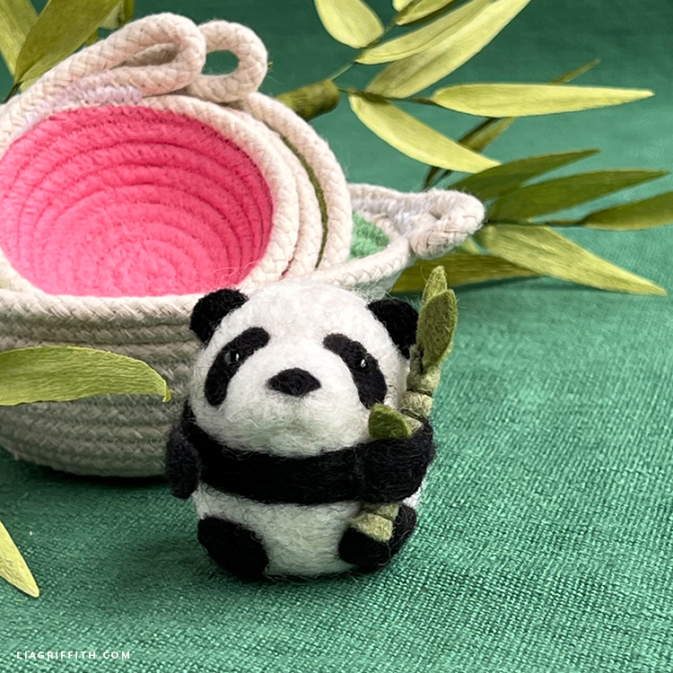 Create Your Own Needle Felted Panda Pals with This Tutorial