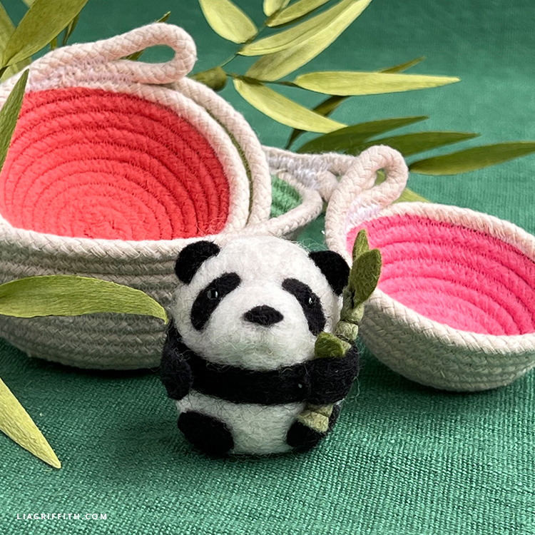 Create Your Own Needle Felted Panda Pals with This Tutorial
