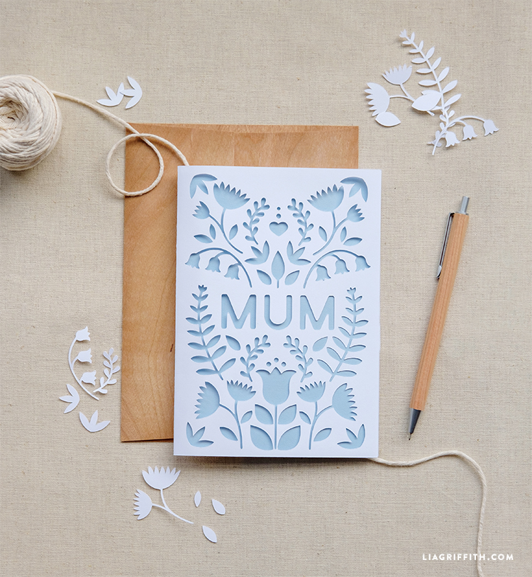 Print a beautiful card for your Mum this UK mother's day