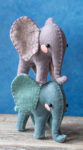 DIY Felt Elephants -- Tools, Materials, Tutorial and Steps